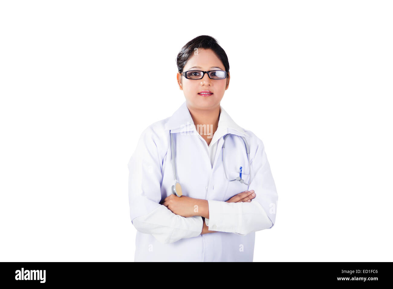 indian Medical Doctor pose Stock Photo - Alamy