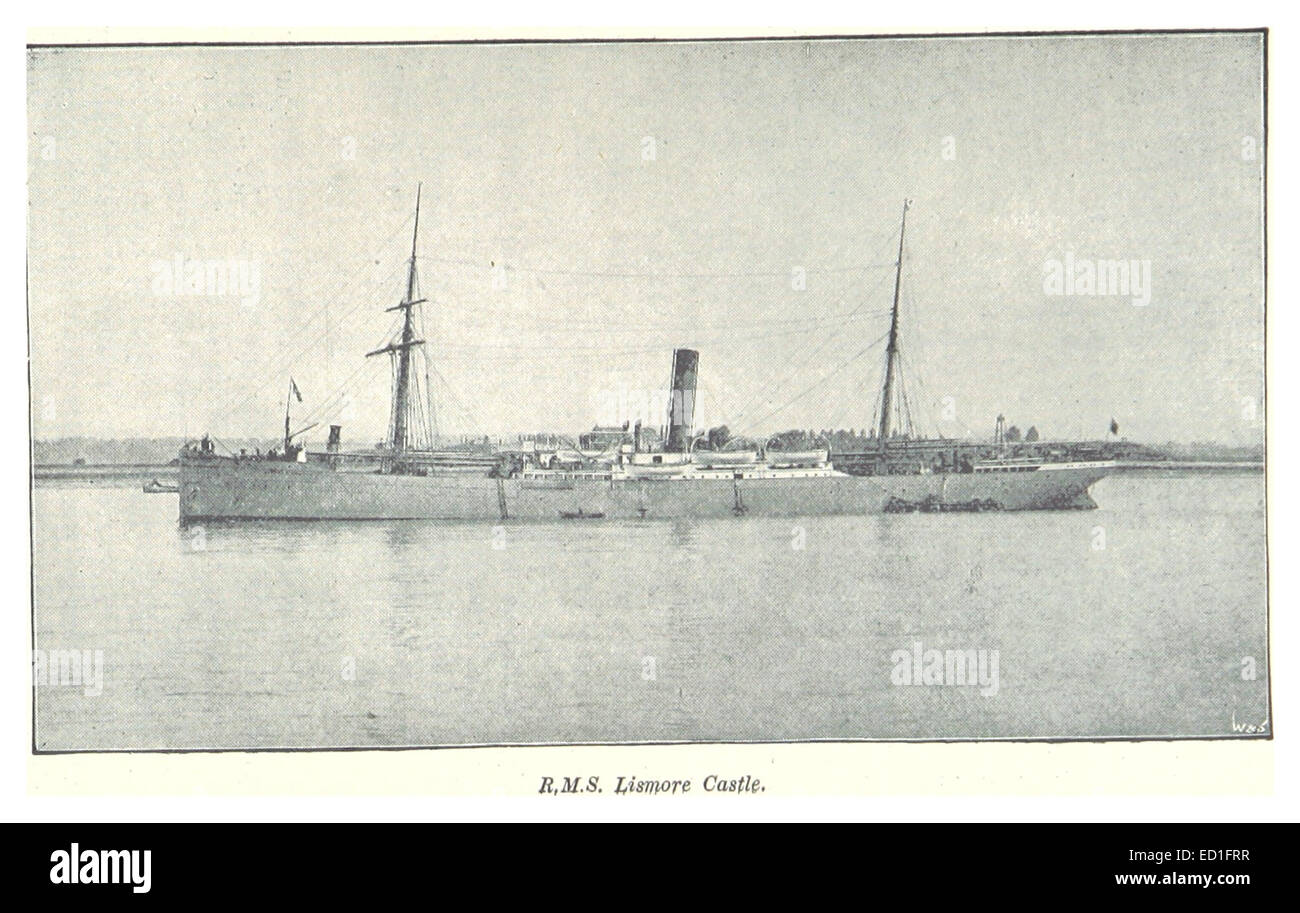 This 1896 illustration by Salmond depicts the R.M.S. *Lismore Castle ...