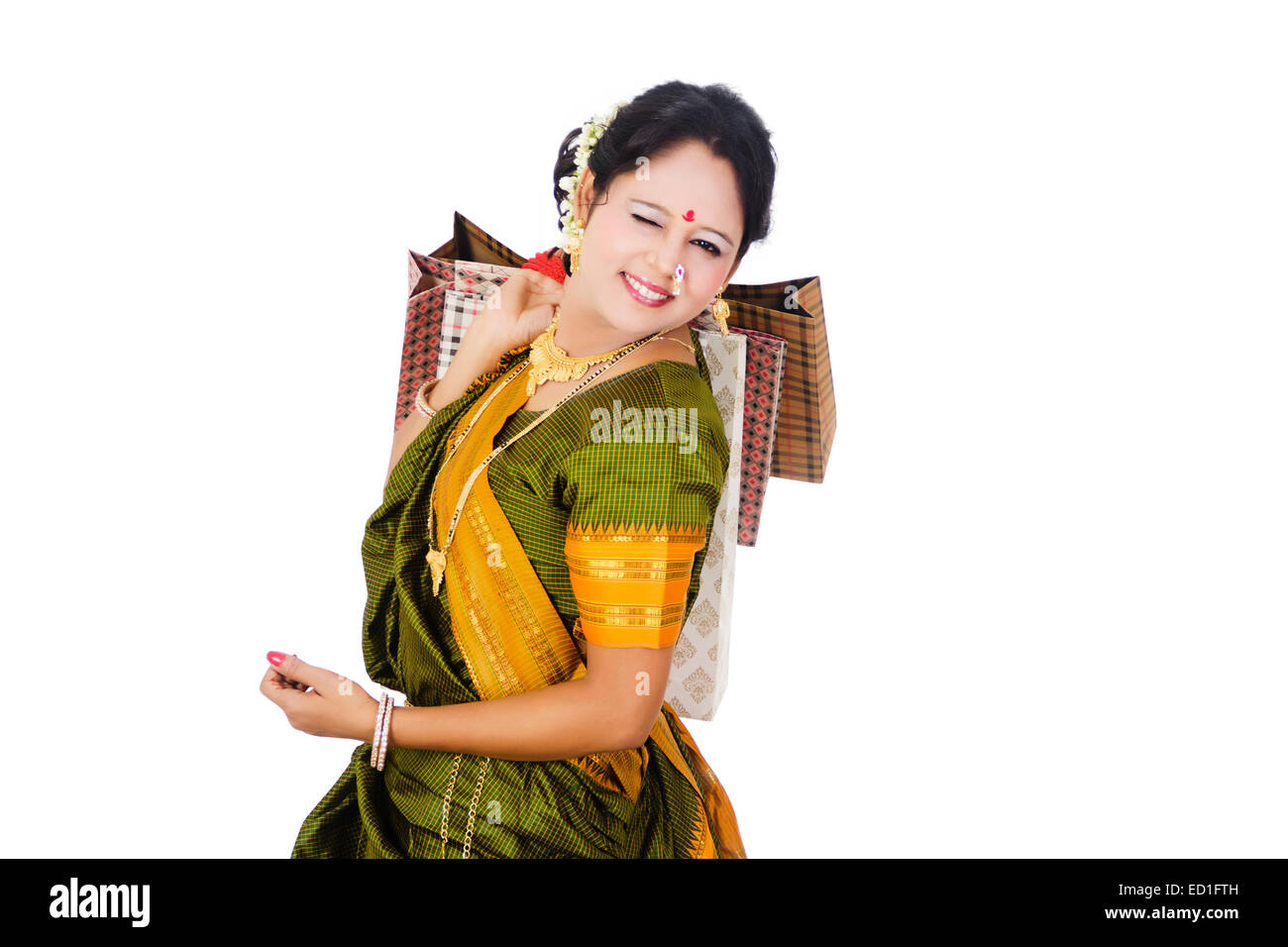 South indian housewife lady showing hi-res stock photography and images ...