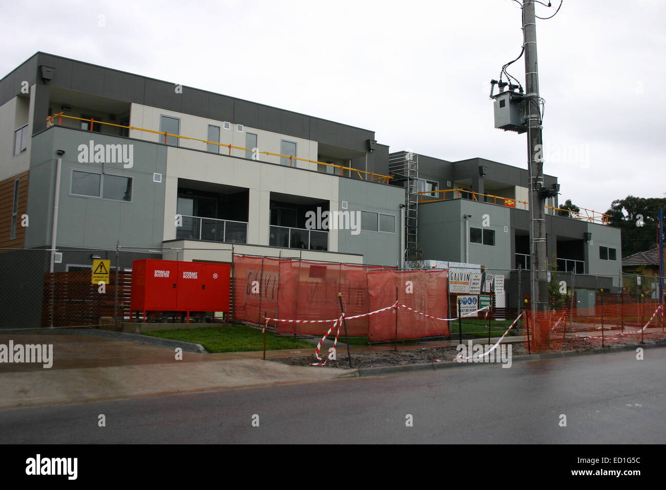 High Density public housing development under construction in Boronia ...