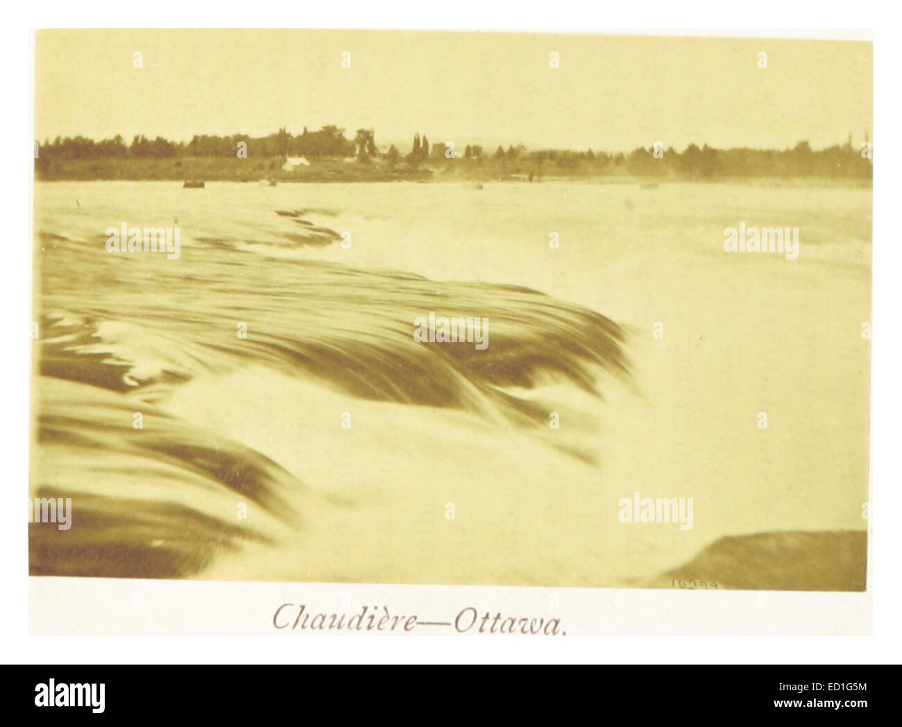 This 1867 illustration shows Ottawa and the Chaudière Falls, capturing ...