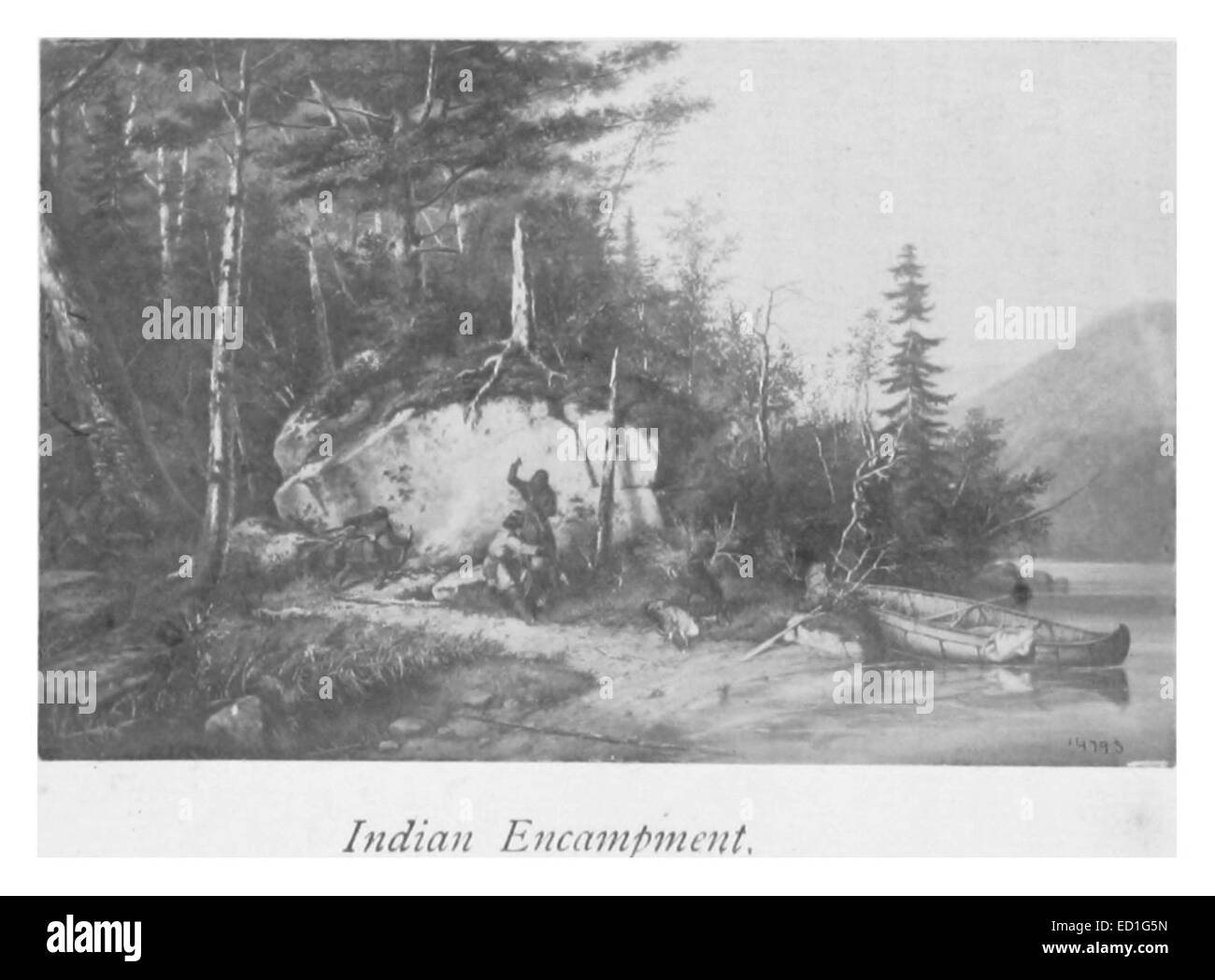 Native american daily life Cut Out Stock Images & Pictures - Alamy