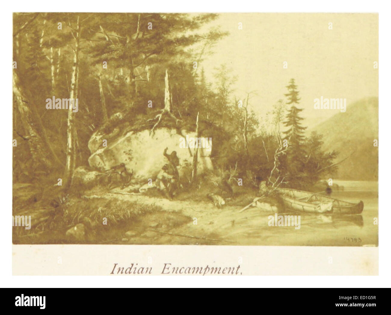 North america indian encampment hi-res stock photography and images - Alamy