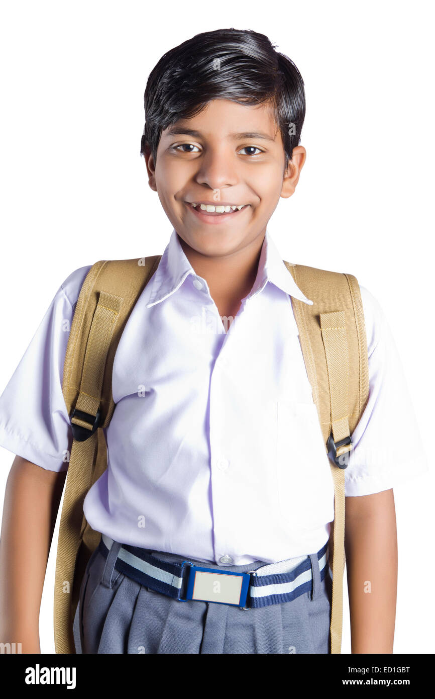 1 indian child school student Stock Photo - Alamy