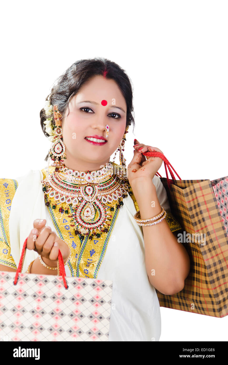 1 South indian Lady shopping Stock Photo - Alamy