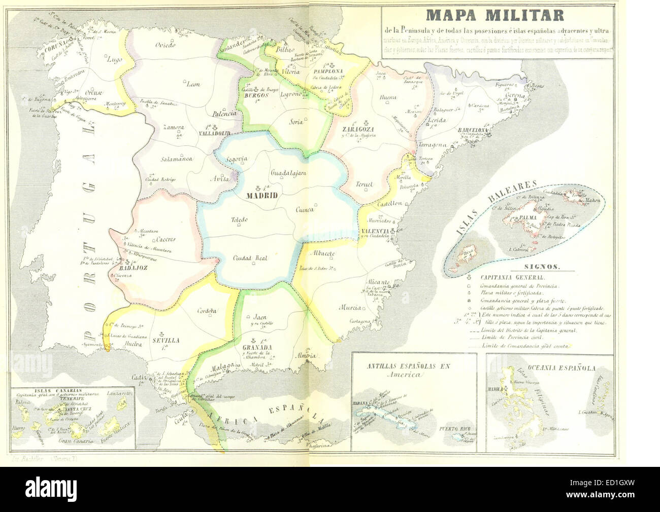 Map of africa european colonies hi-res stock photography and images - Alamy