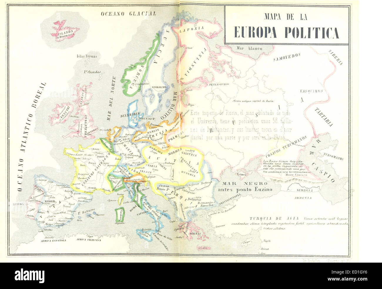 Political map of europe hi-res stock photography and images - Alamy