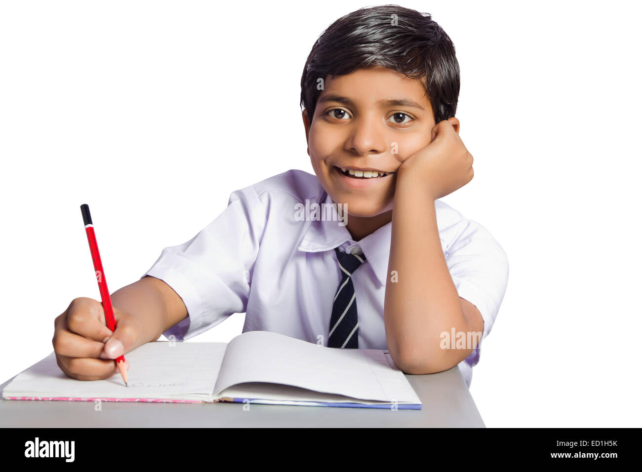 Indian school boys in uniforms hi-res stock photography and images - Alamy