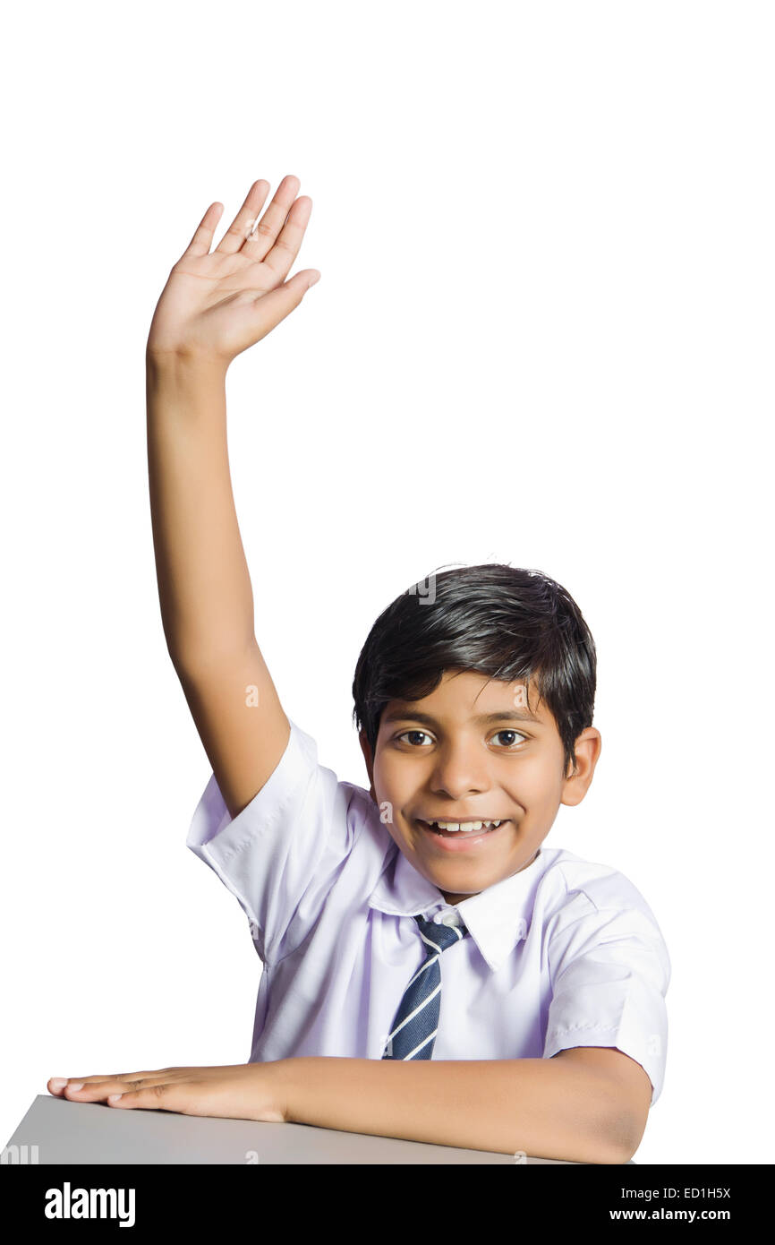 1 indian child school student sitting Stock Photo - Alamy