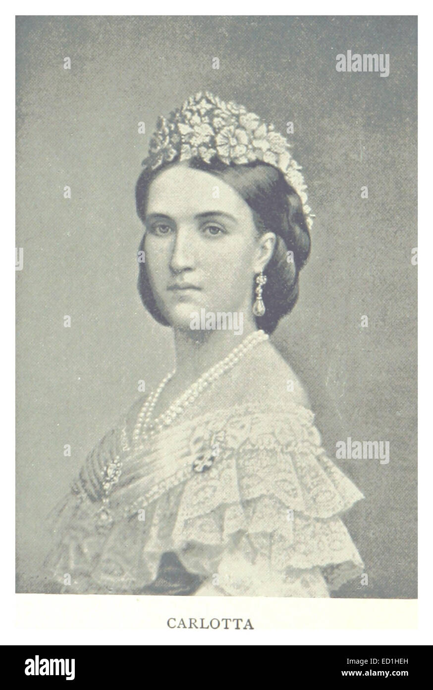 This 1894 portrait by Taylor captures Carlotta, a historical figure ...