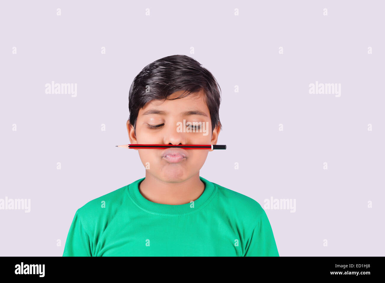 1 indian child boy student Mischief Stock Photo - Alamy