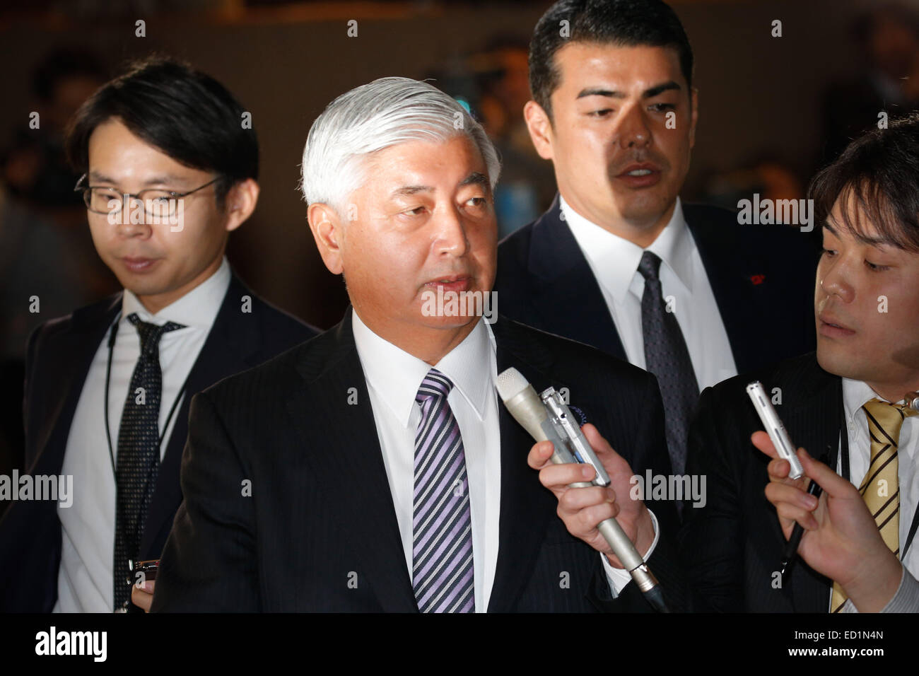 Tokyo, Japan. 24th Dec, 2014. Gen Nakatani, newly-appointed defense ...