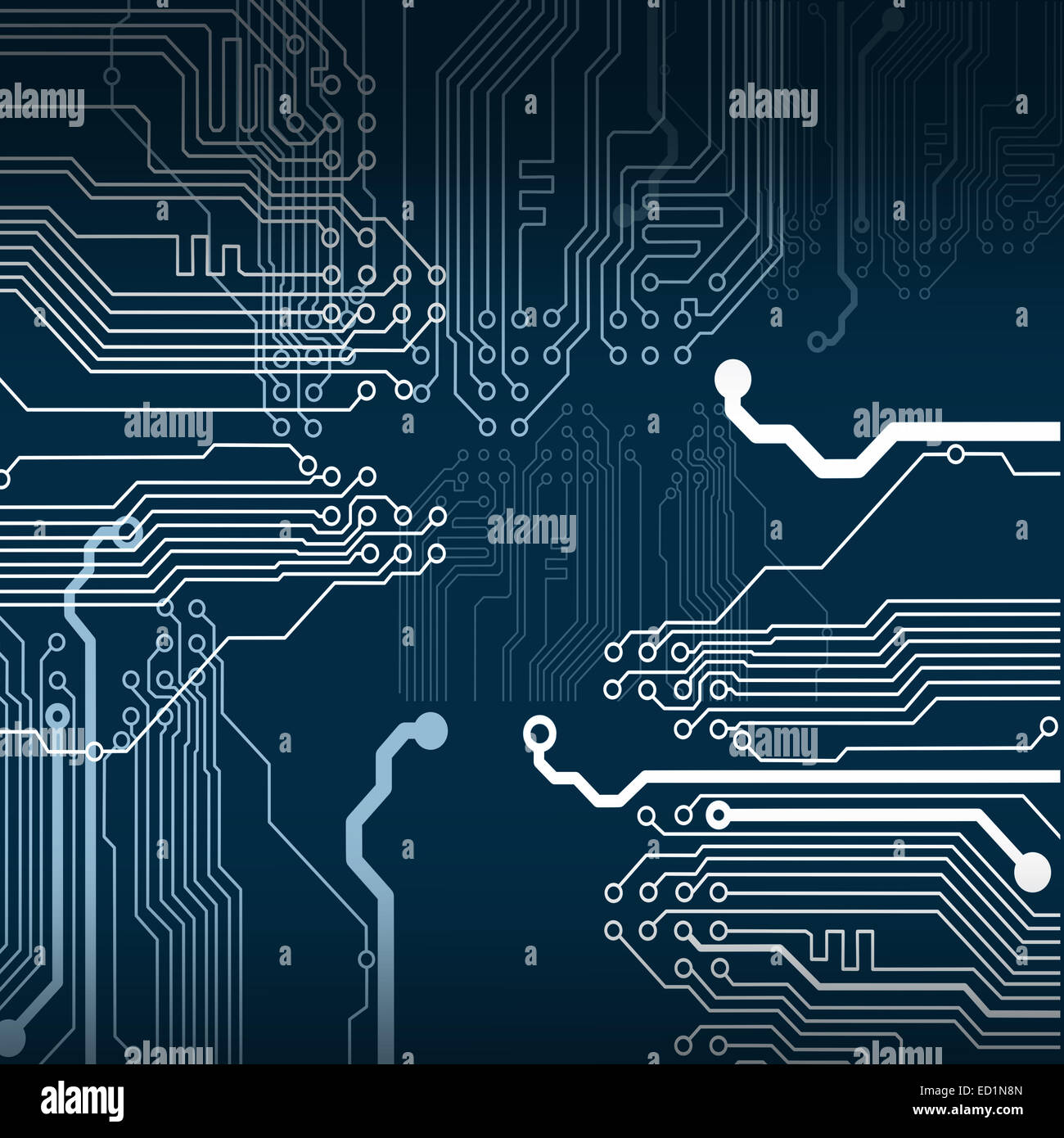 The electronic circuit Stock Photo - Alamy