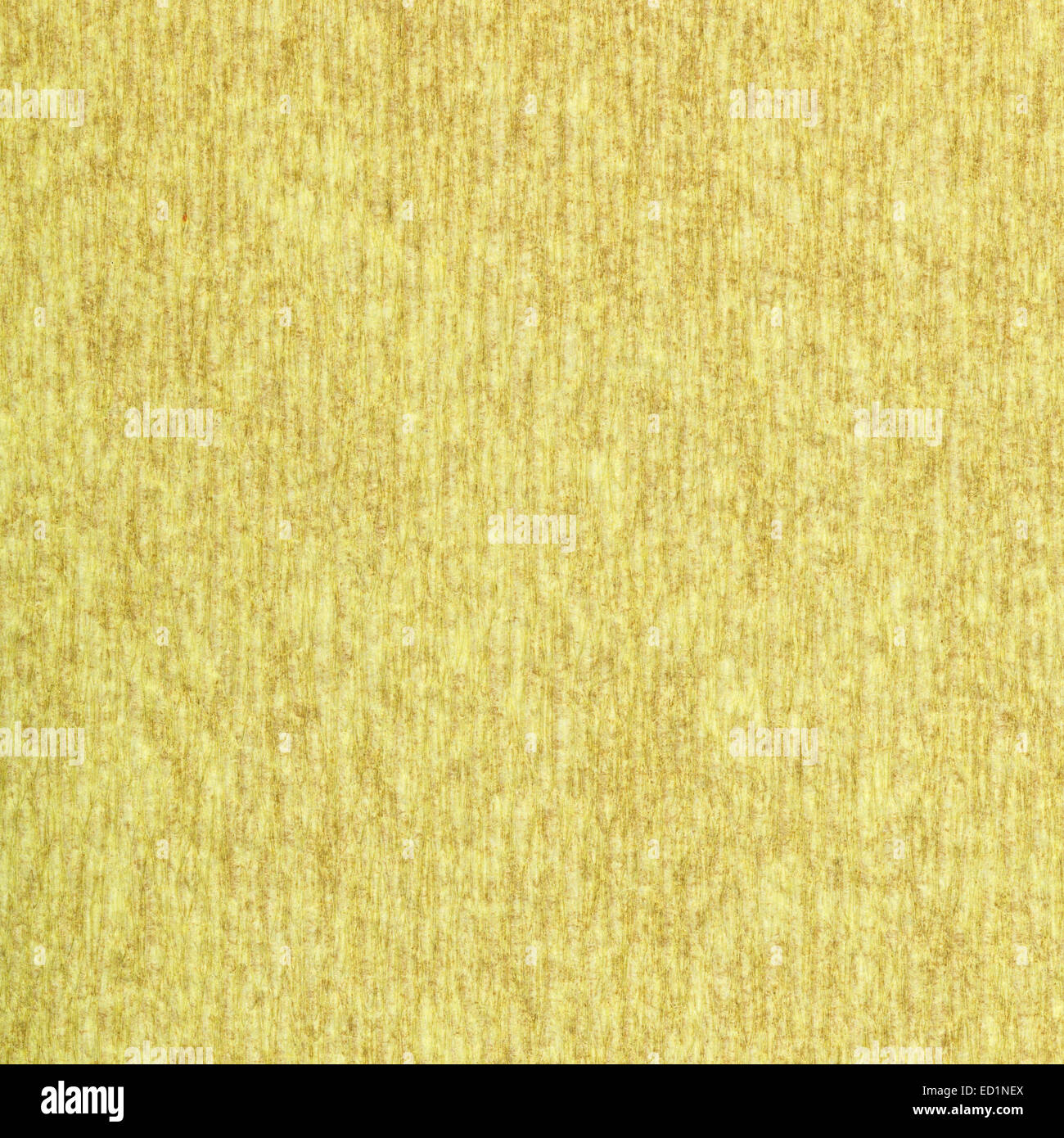 square background from sheet of yellow wrapping paper close up Stock ...