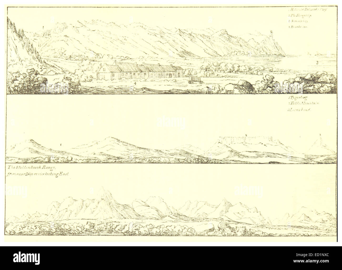 Page 330 from Visite, depicting the outline of Simmons Bay with the ...