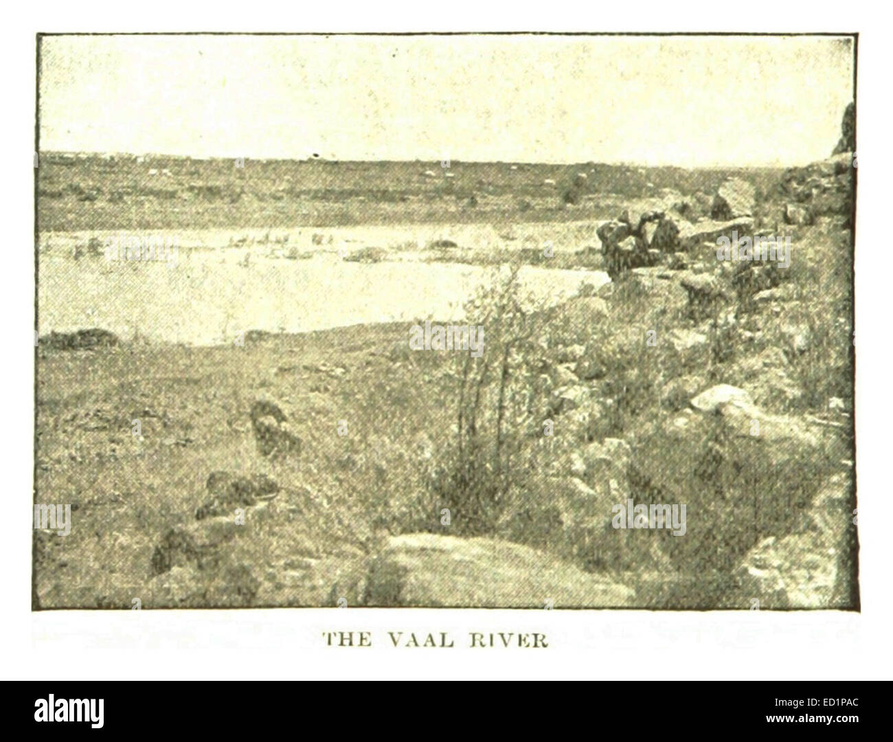 An illustration from VRp28 showing the Vaal River. The depiction ...