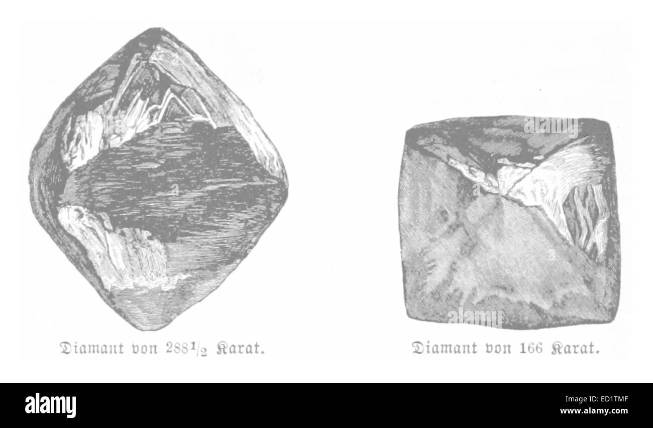 This reference to two diamonds, one weighing 288.5 carats and the other ...