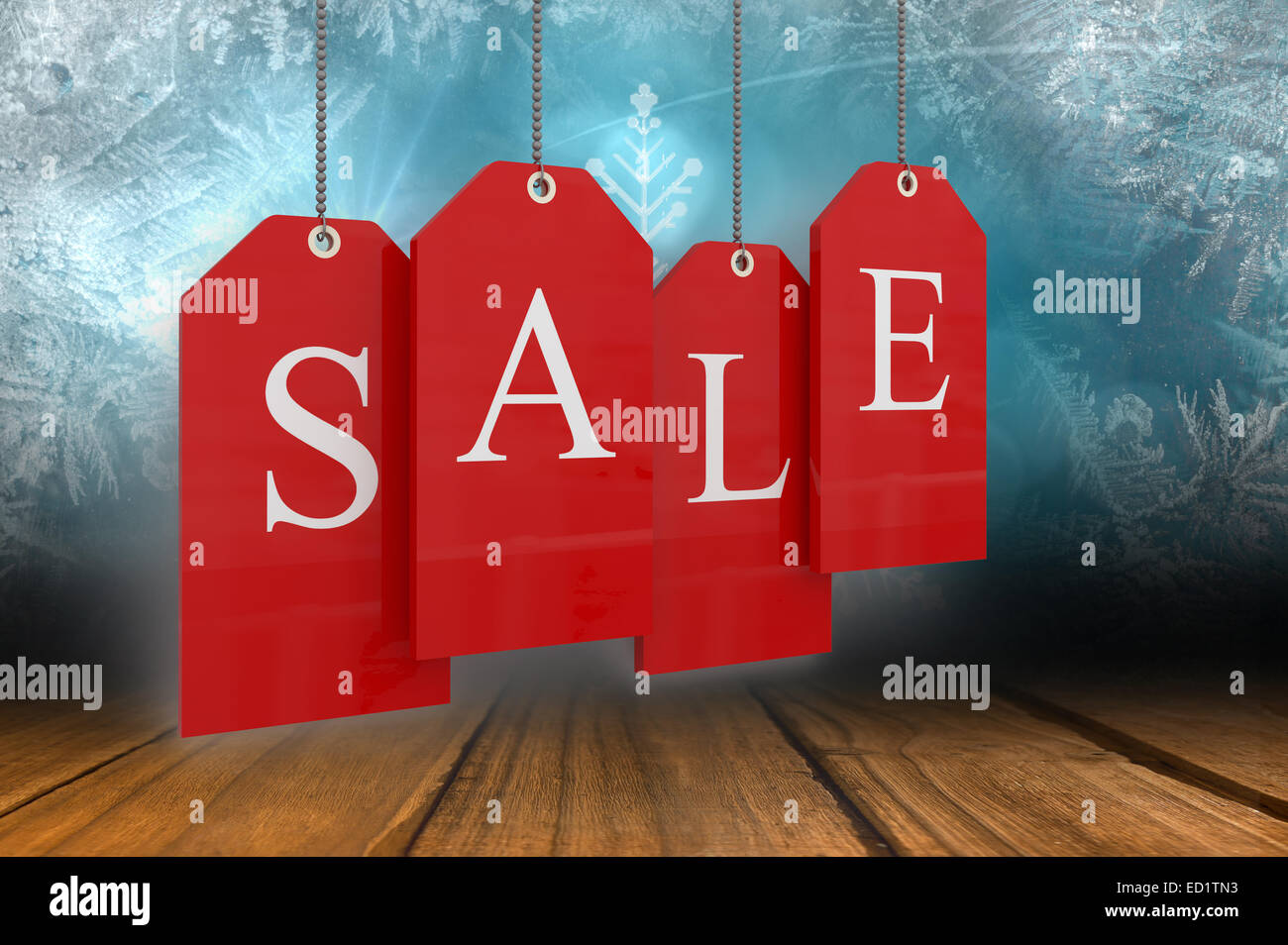 Composite image of red sale tags Stock Photo - Alamy