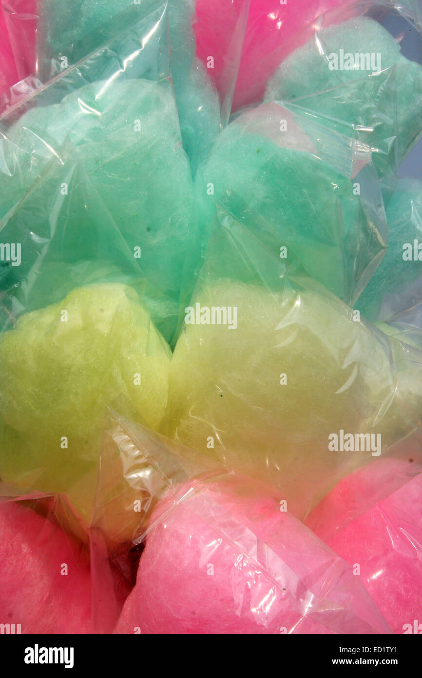 Rainbow cotton candy hi-res stock photography and images - Alamy