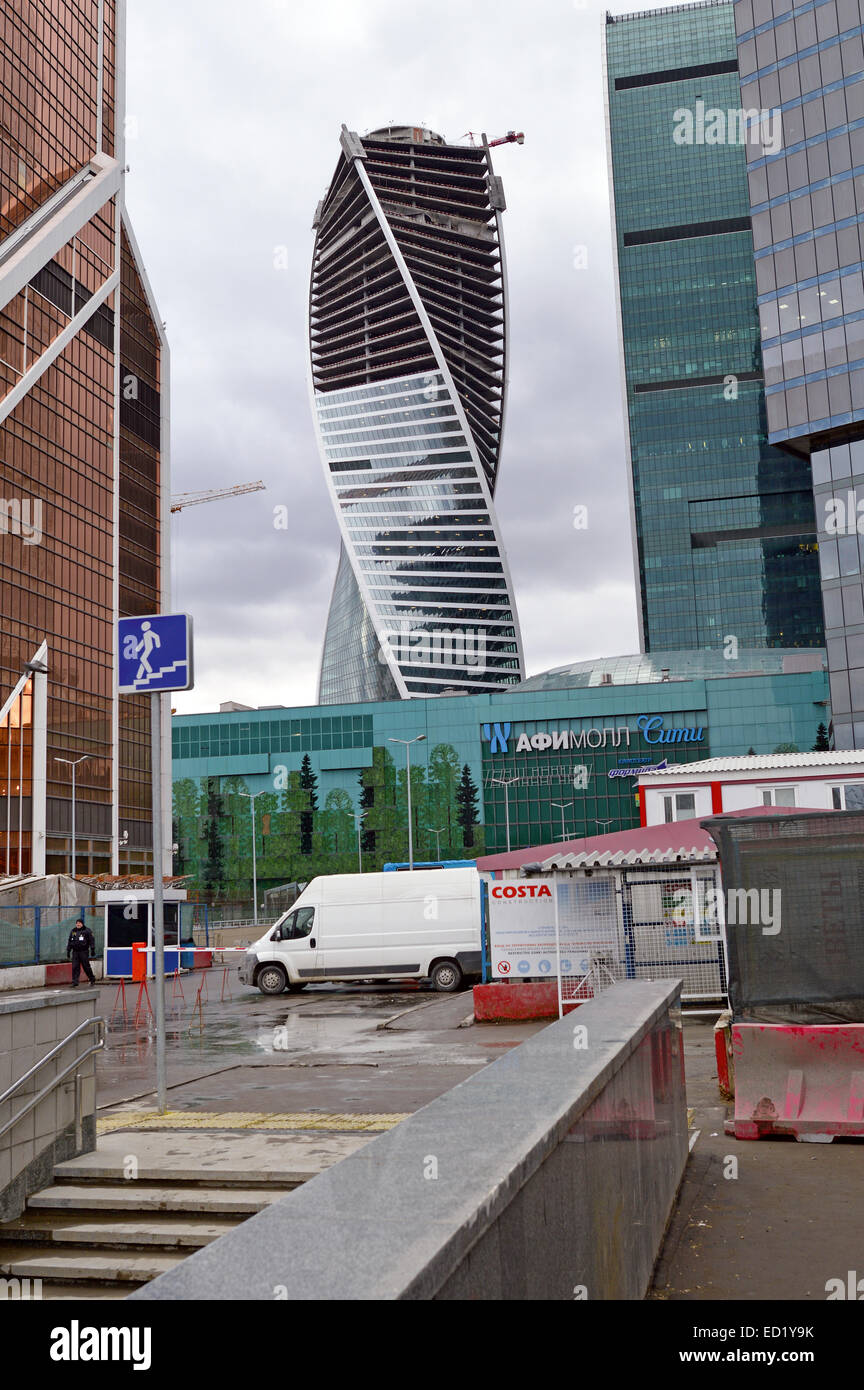 The Tower Evolution Moscow City Moscow Stock Photo - Alamy