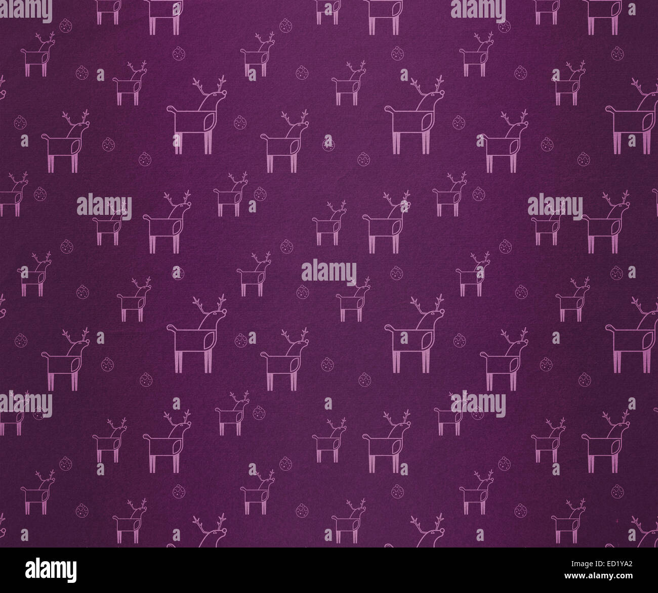 Reindeer pattern wallpaper Stock Photo - Alamy