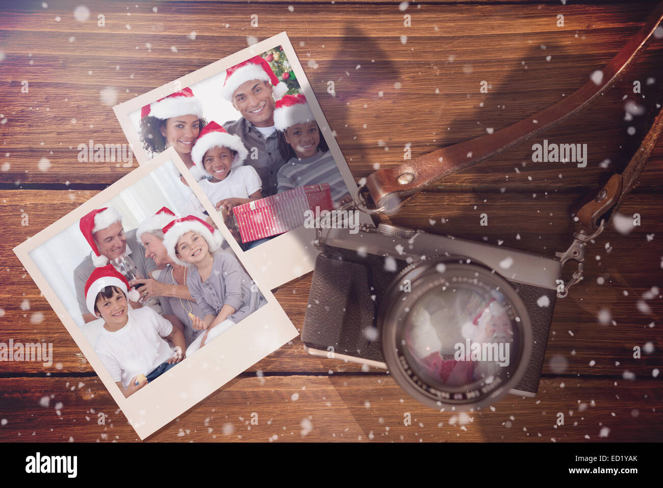 Composite image of christmas memories Stock Photo - Alamy