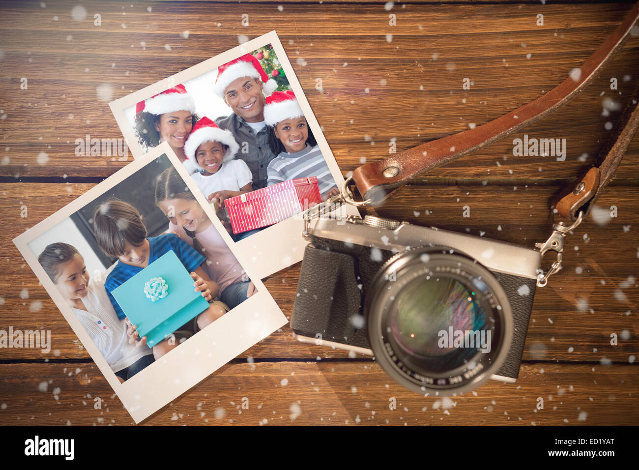 Composite image of christmas memories Stock Photo - Alamy