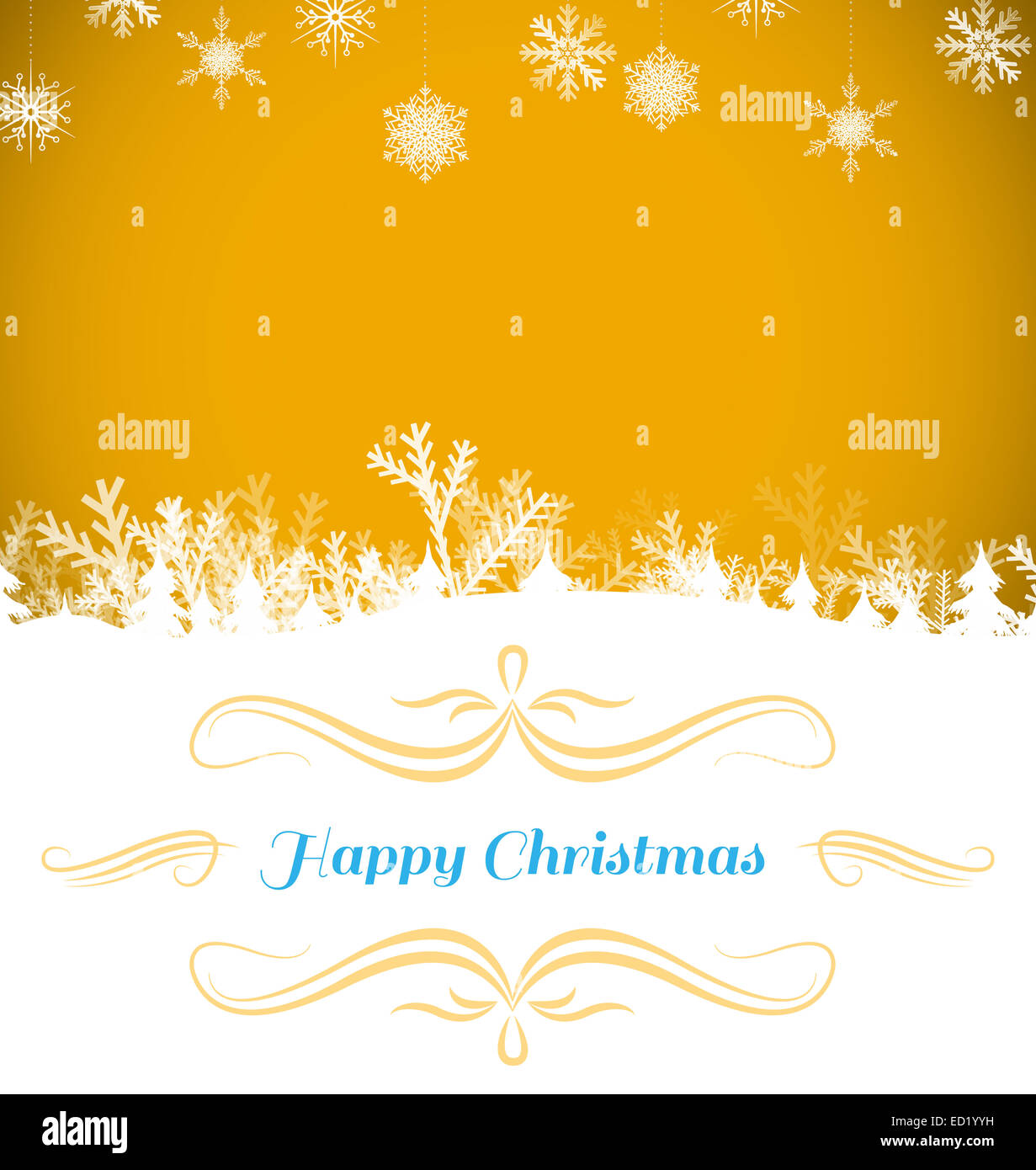 Composite image of christmas card Stock Photo - Alamy