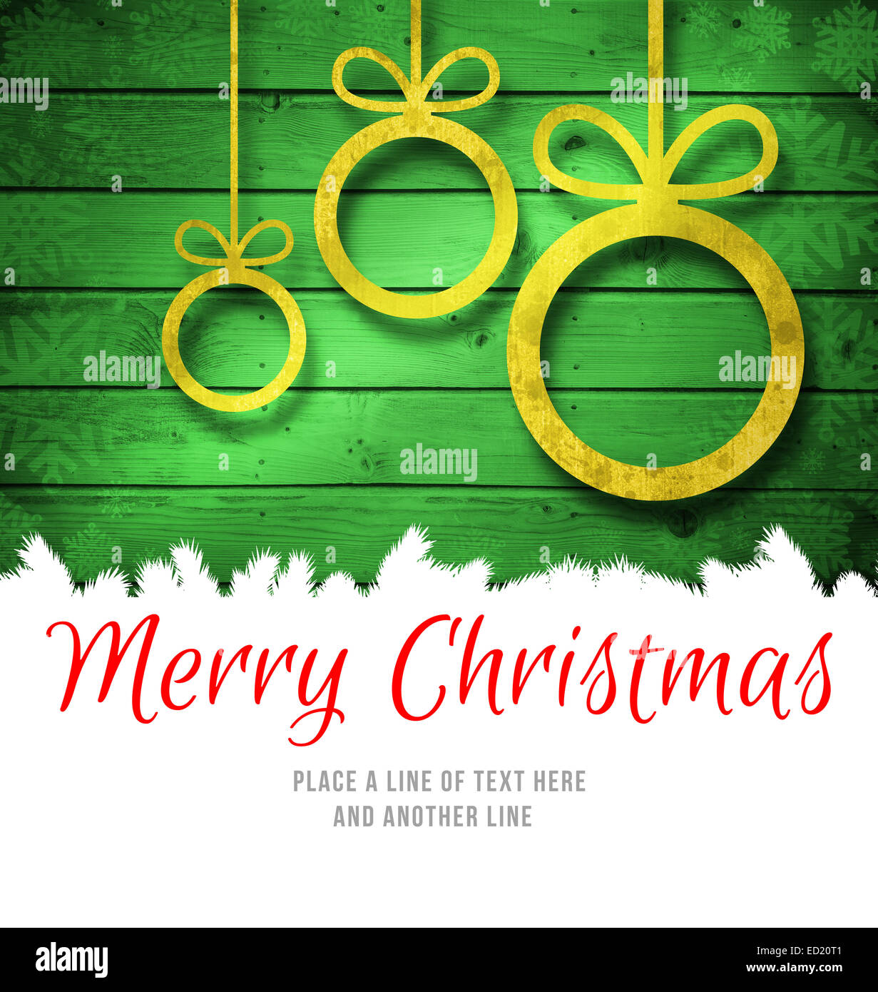 Composite image of merry christmas Stock Photo - Alamy