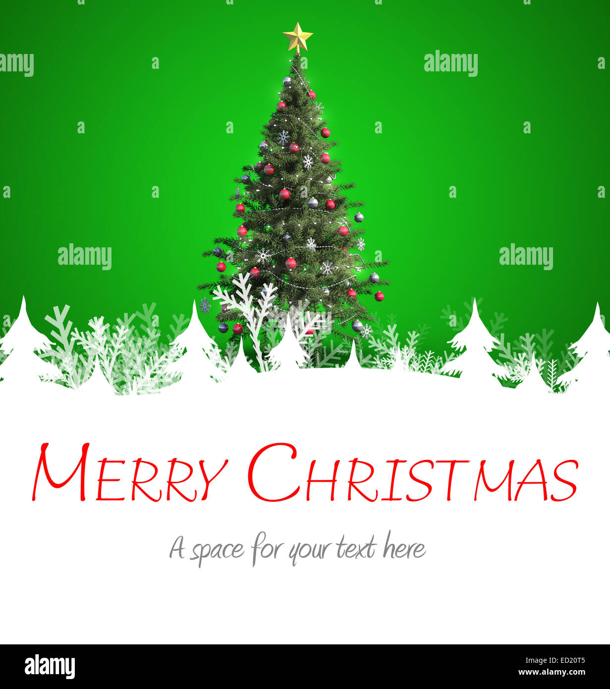 Composite merry christmas text hi-res stock photography and images - Alamy