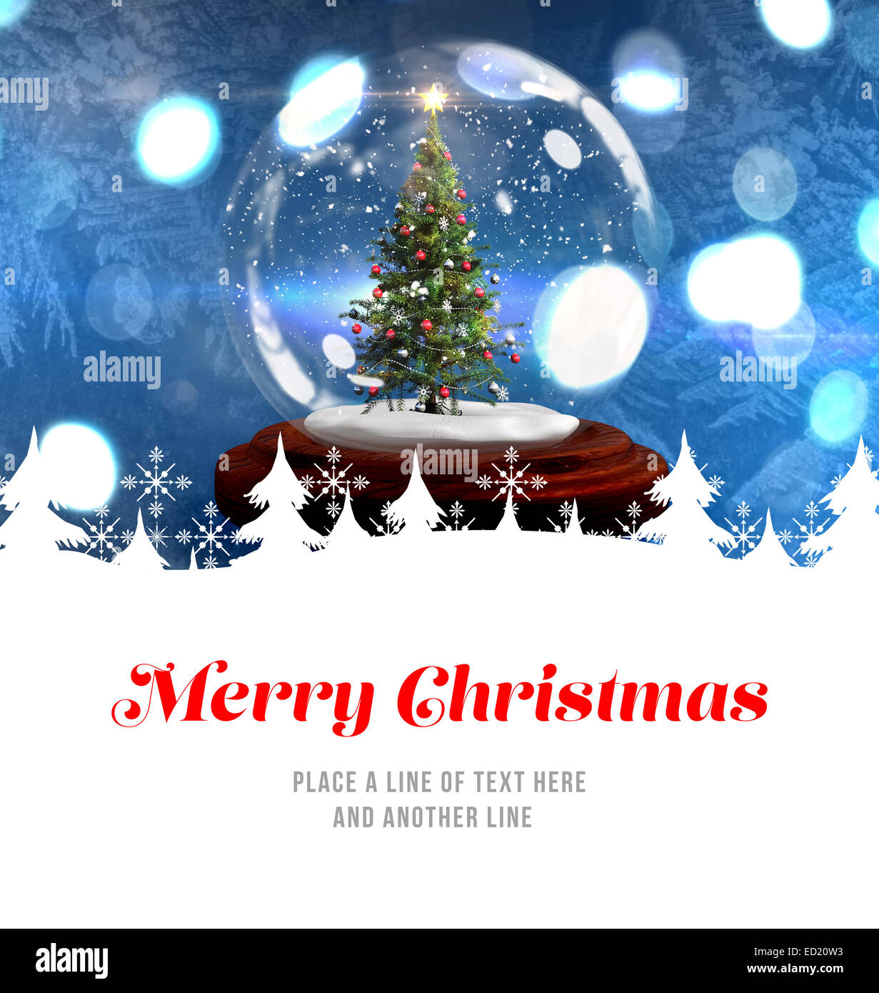 Composite image of merry christmas Stock Photo - Alamy
