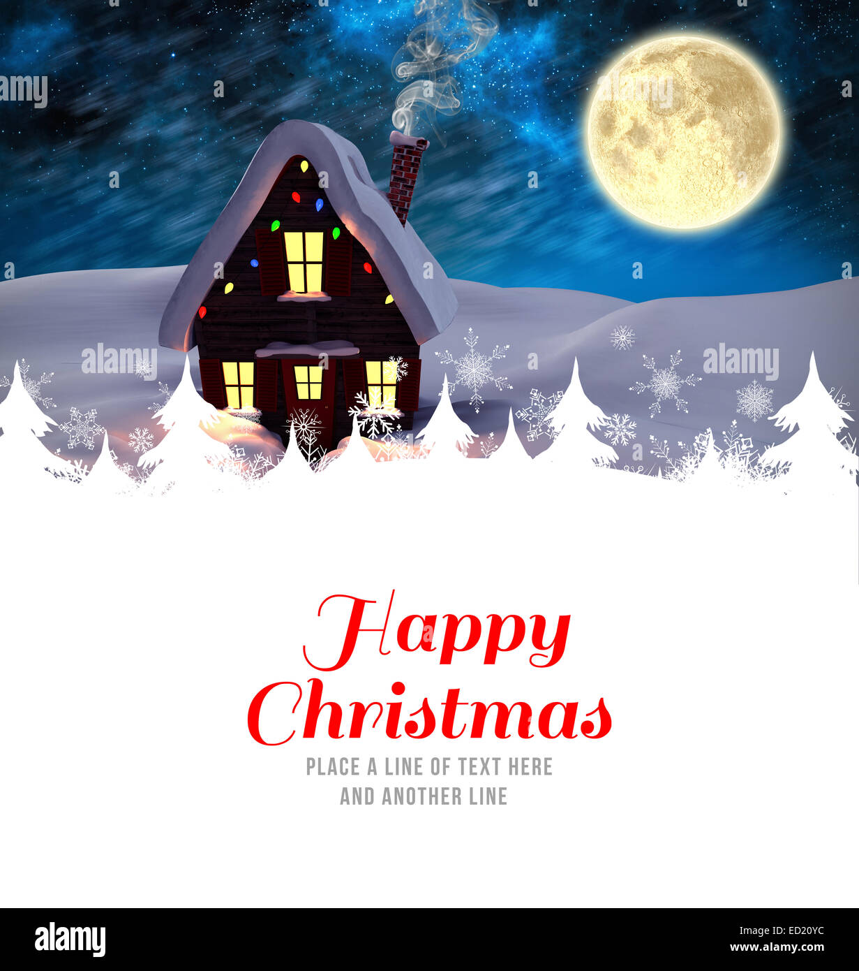 Composite image of happy christmas Stock Photo - Alamy