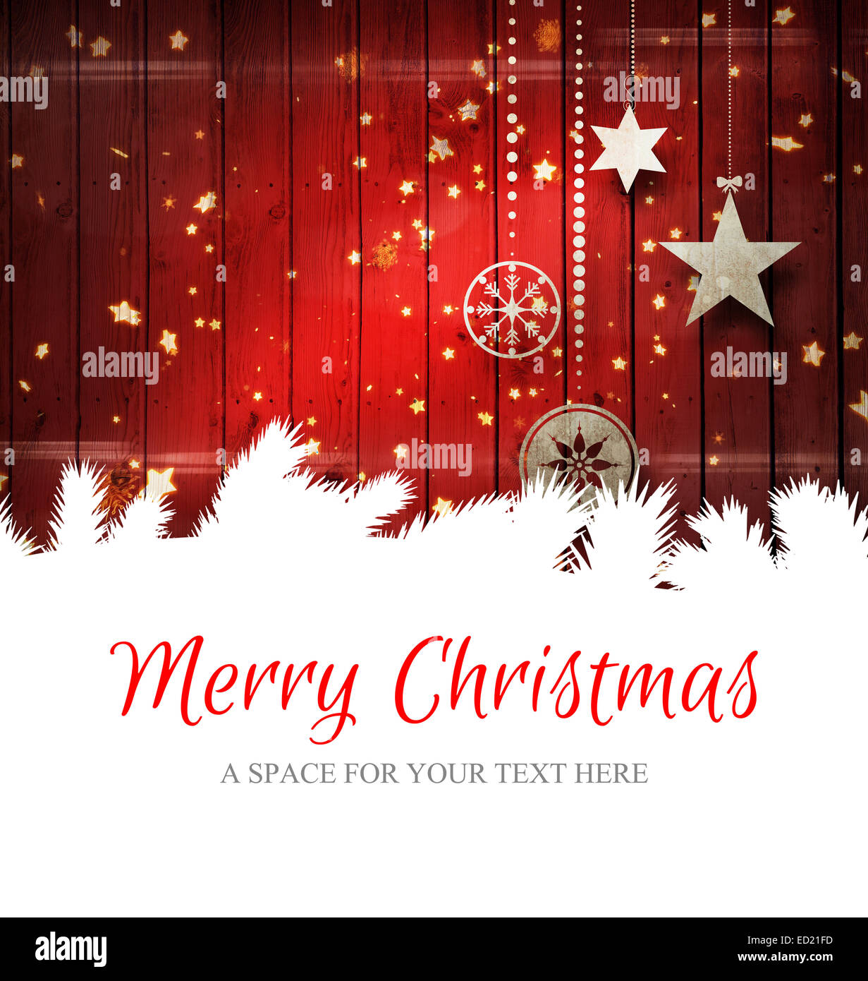 Composite image of merry christmas Stock Photo - Alamy