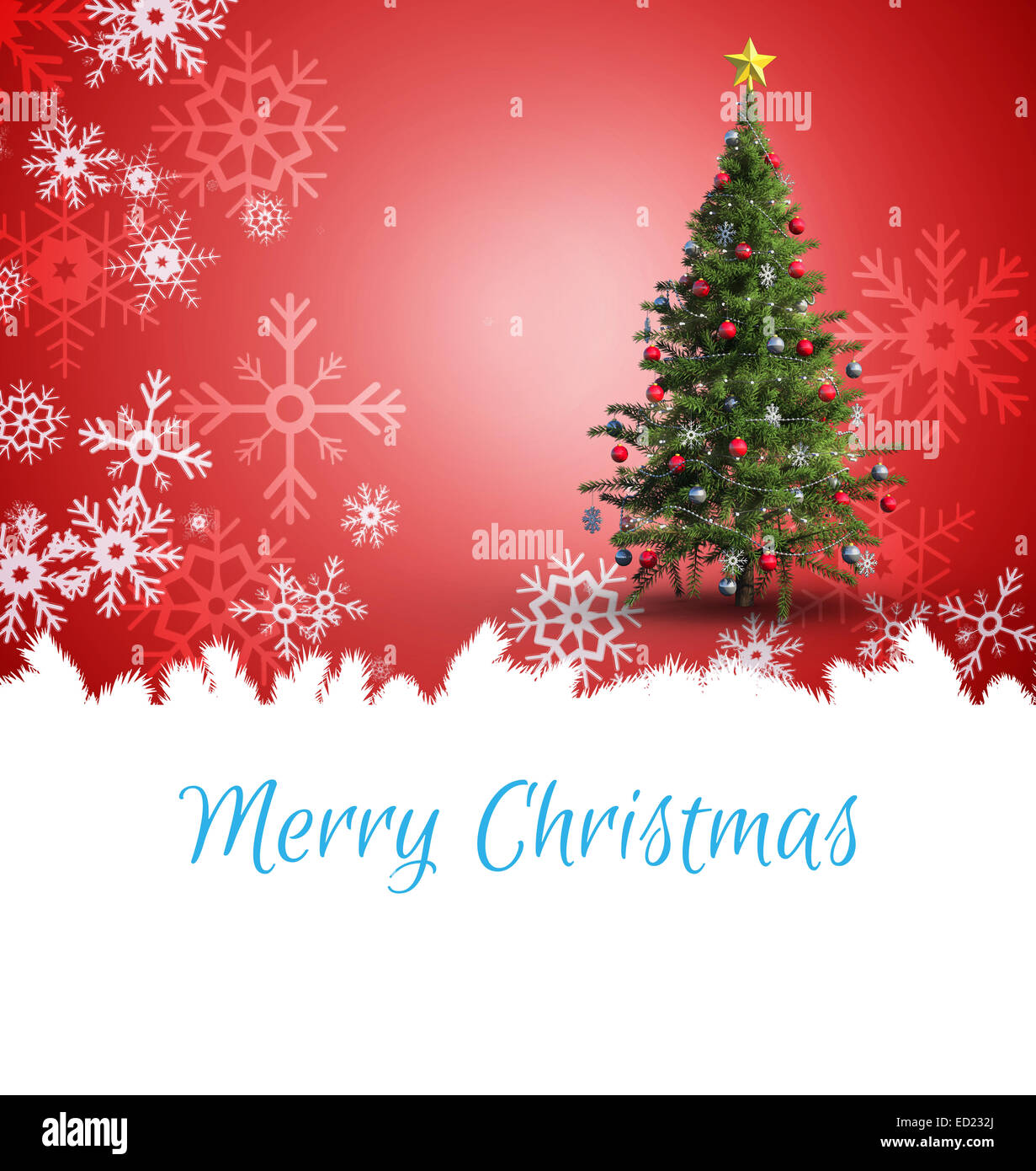 Composite image of merry christmas Stock Photo - Alamy