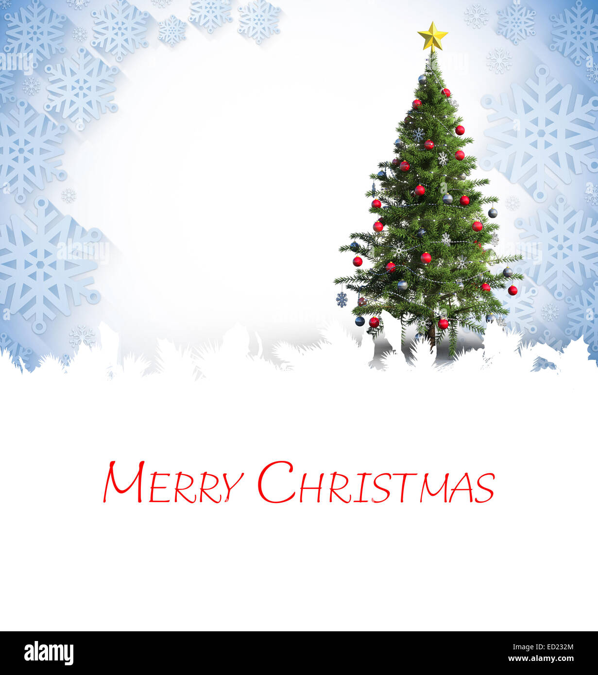 Digital composite merry christmas text hi-res stock photography and ...