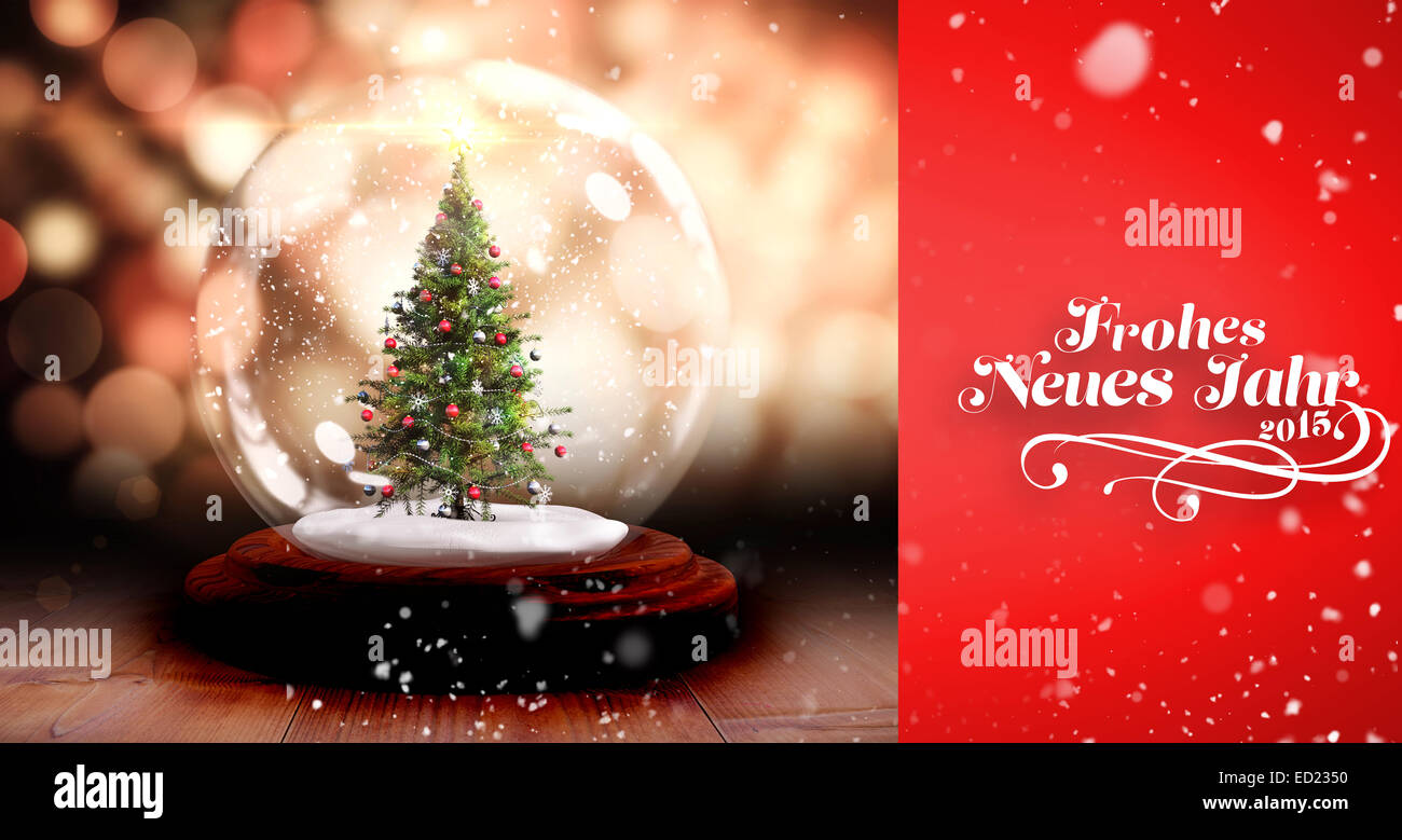 Composite image of snow falling Stock Photo - Alamy