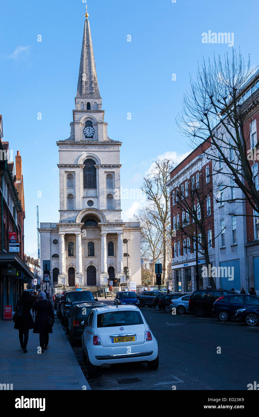 Christ Church Spitalfields Stock Photo - Alamy