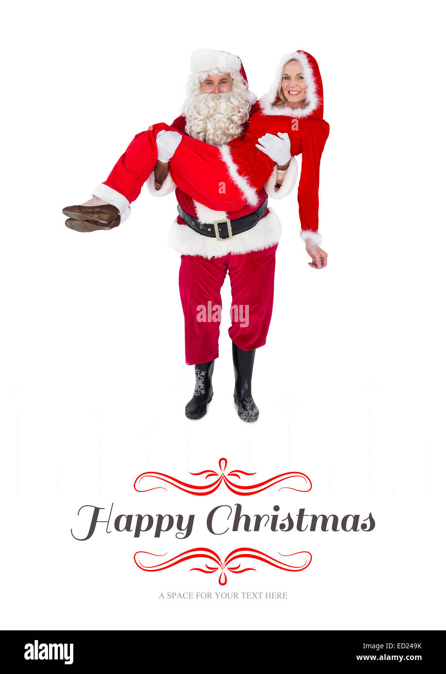 Santa and mrs claus Cut Out Stock Images & Pictures - Alamy