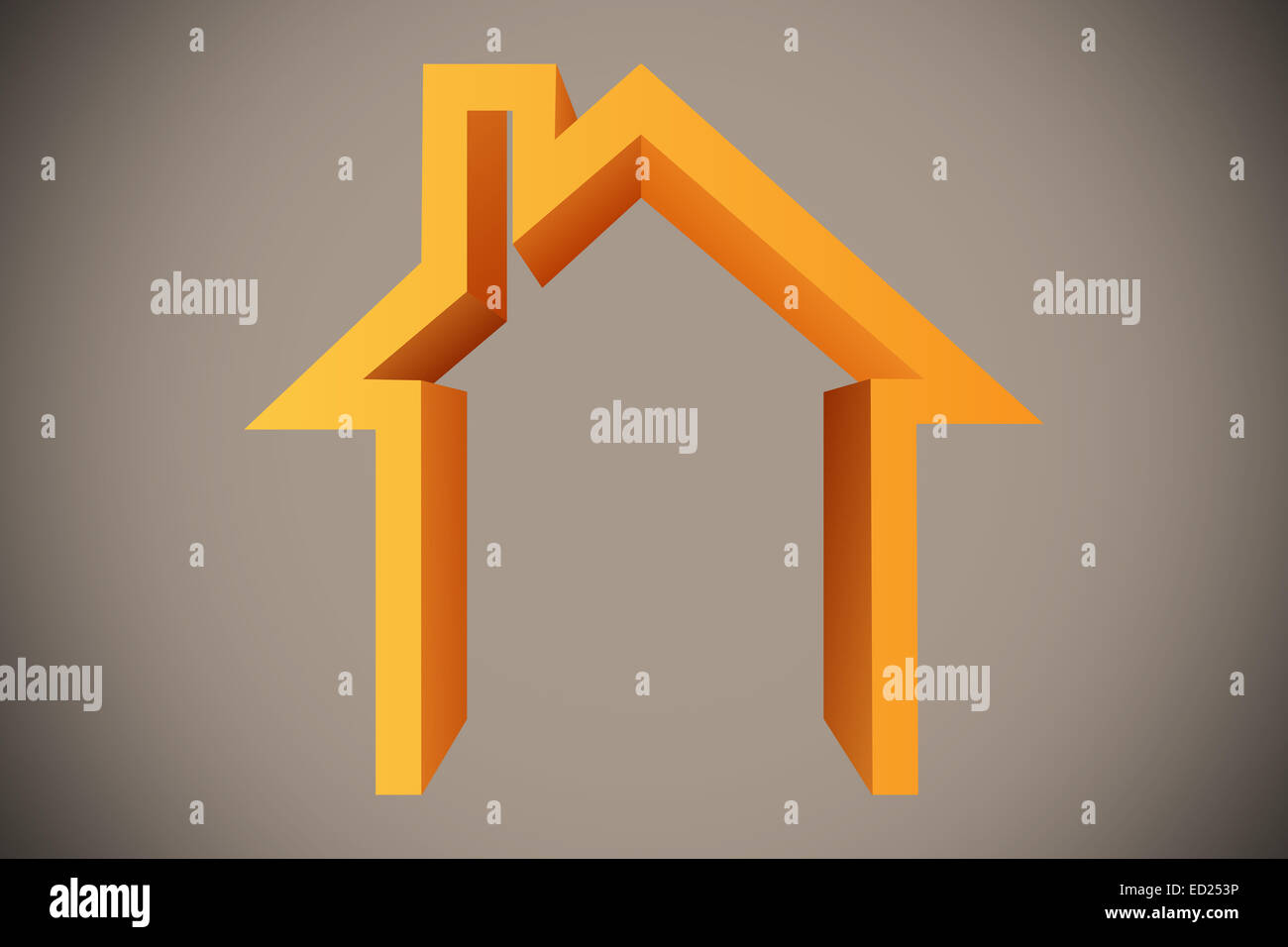 House Outline High Resolution Stock Photography and Images - Alamy