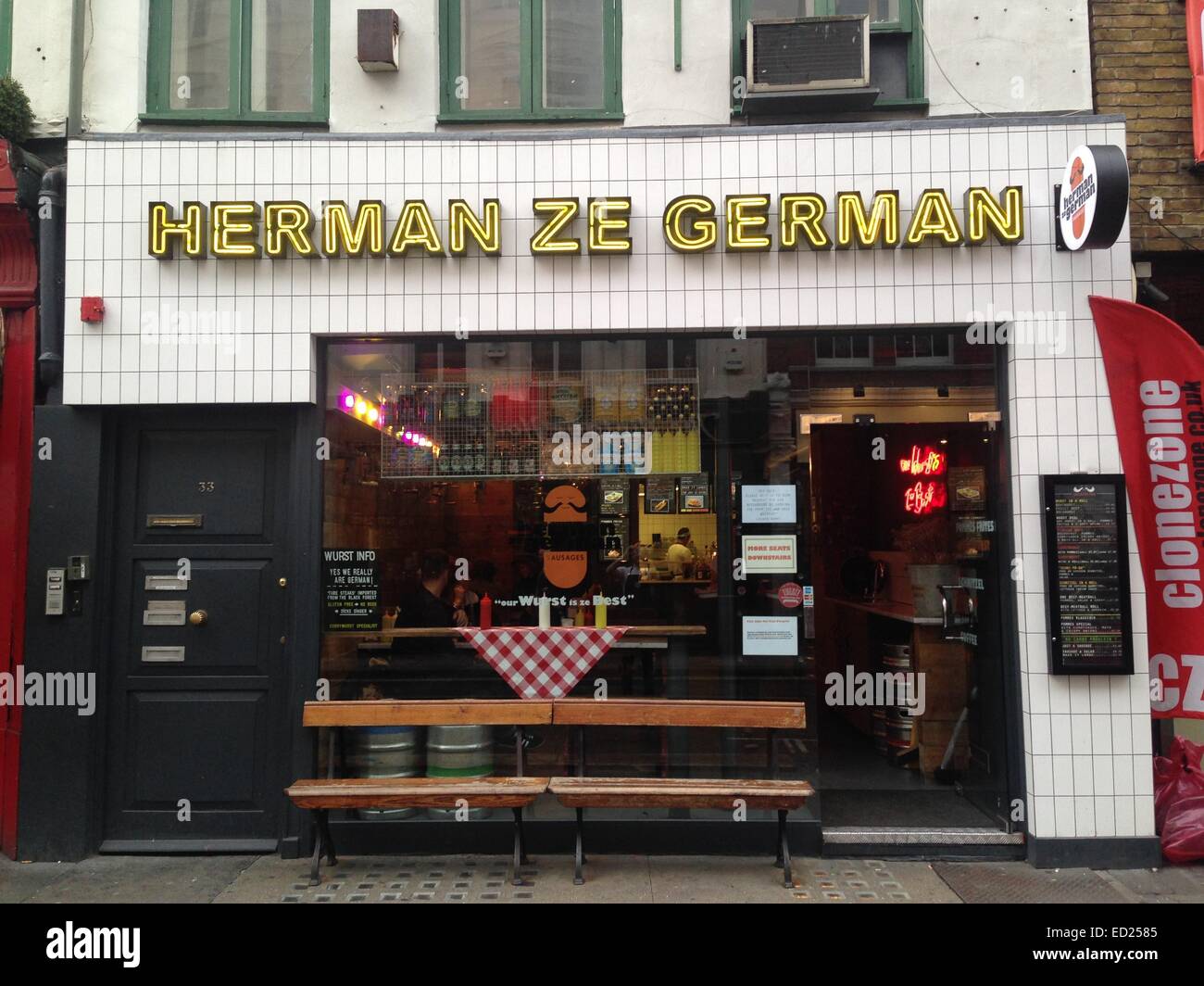 London herman ze german hi-res stock photography and images - Alamy
