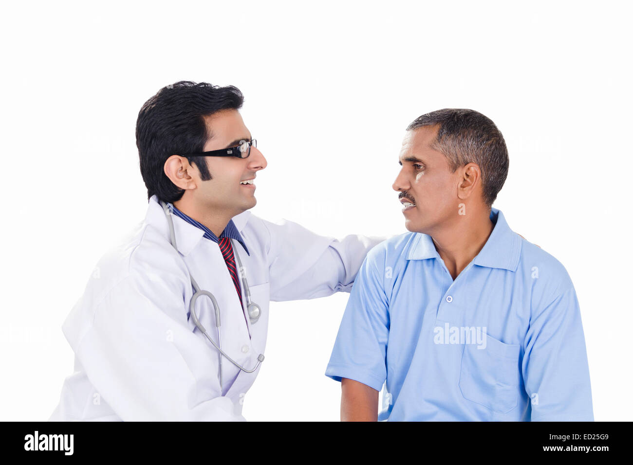 Patient doctor problem Cut Out Stock Images & Pictures - Alamy