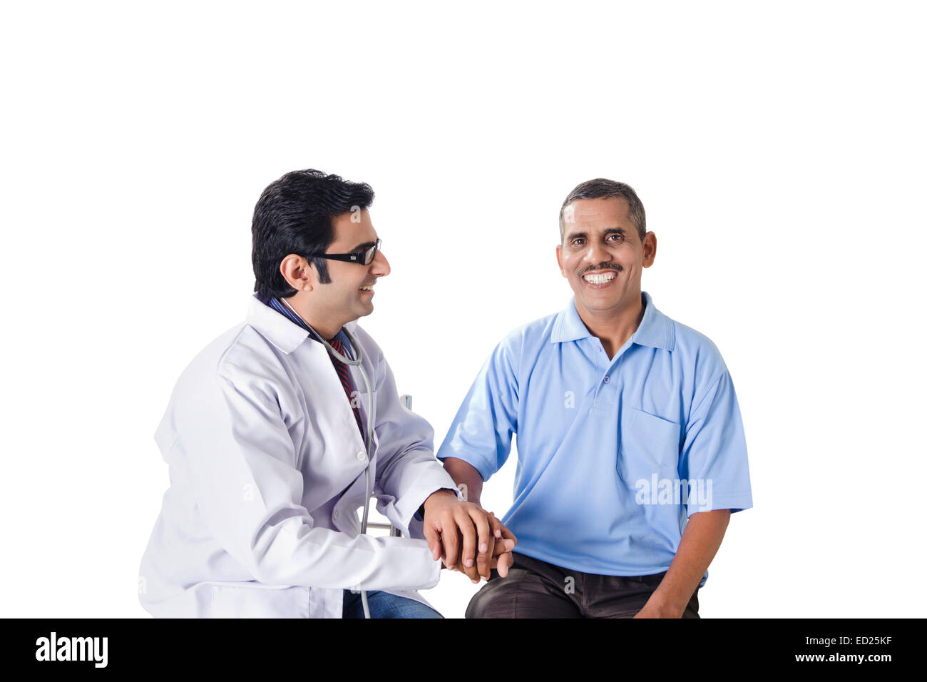 indian Medical Doctor Patient Treatment Stock Photo - Alamy