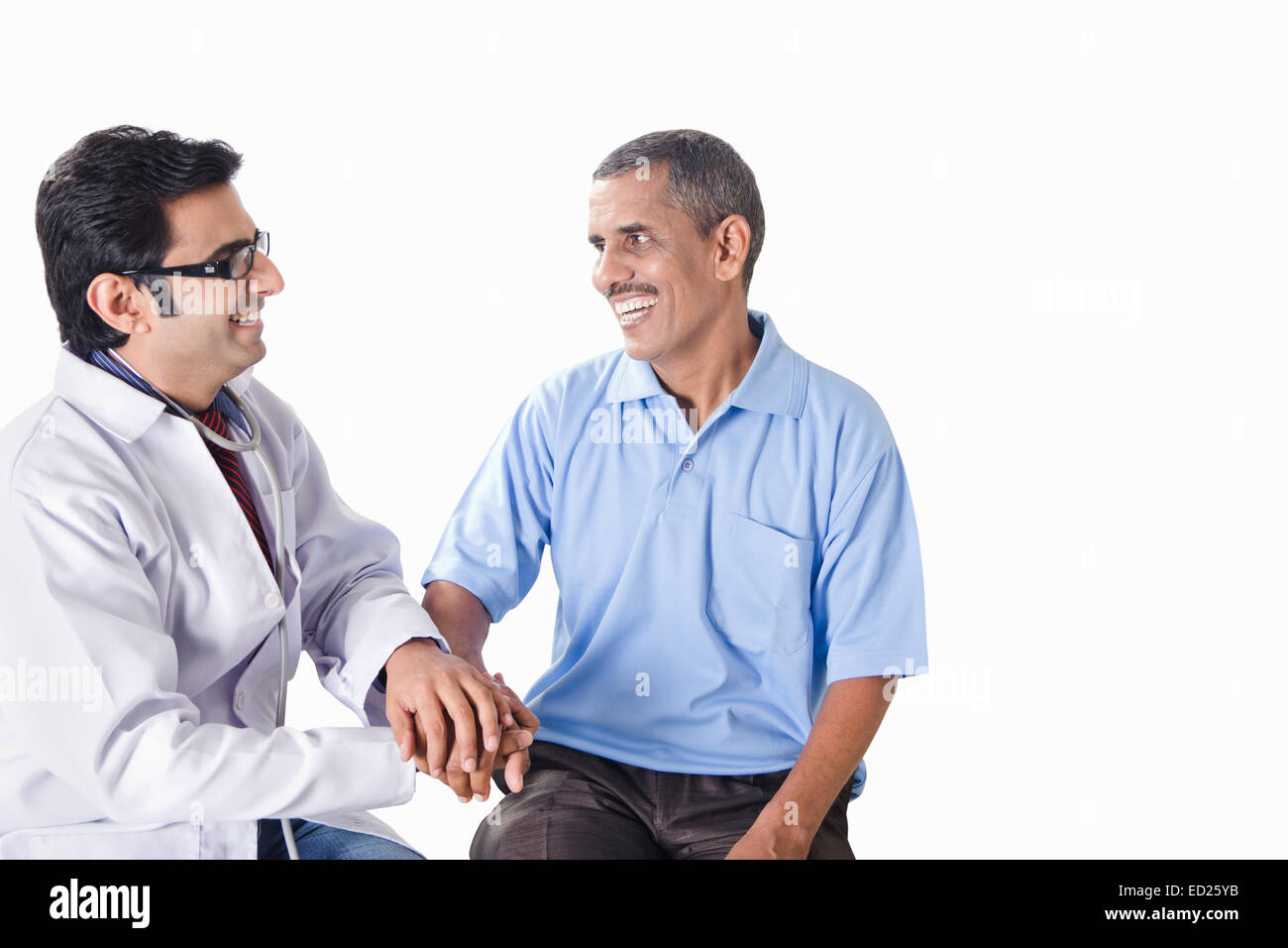 indian Medical Doctor Patient Treatment Stock Photo - Alamy