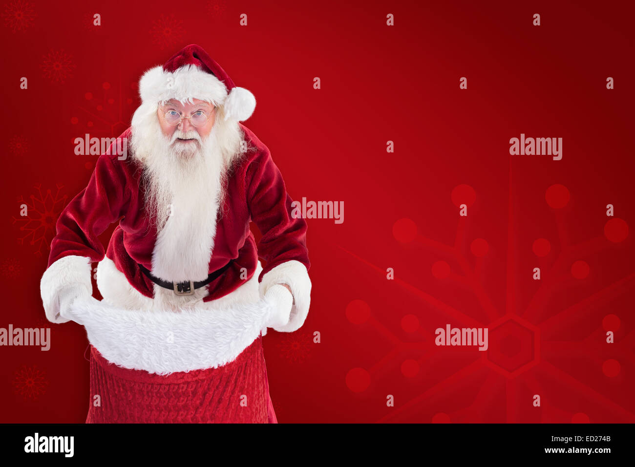 Open empty sack santa hi-res stock photography and images - Alamy