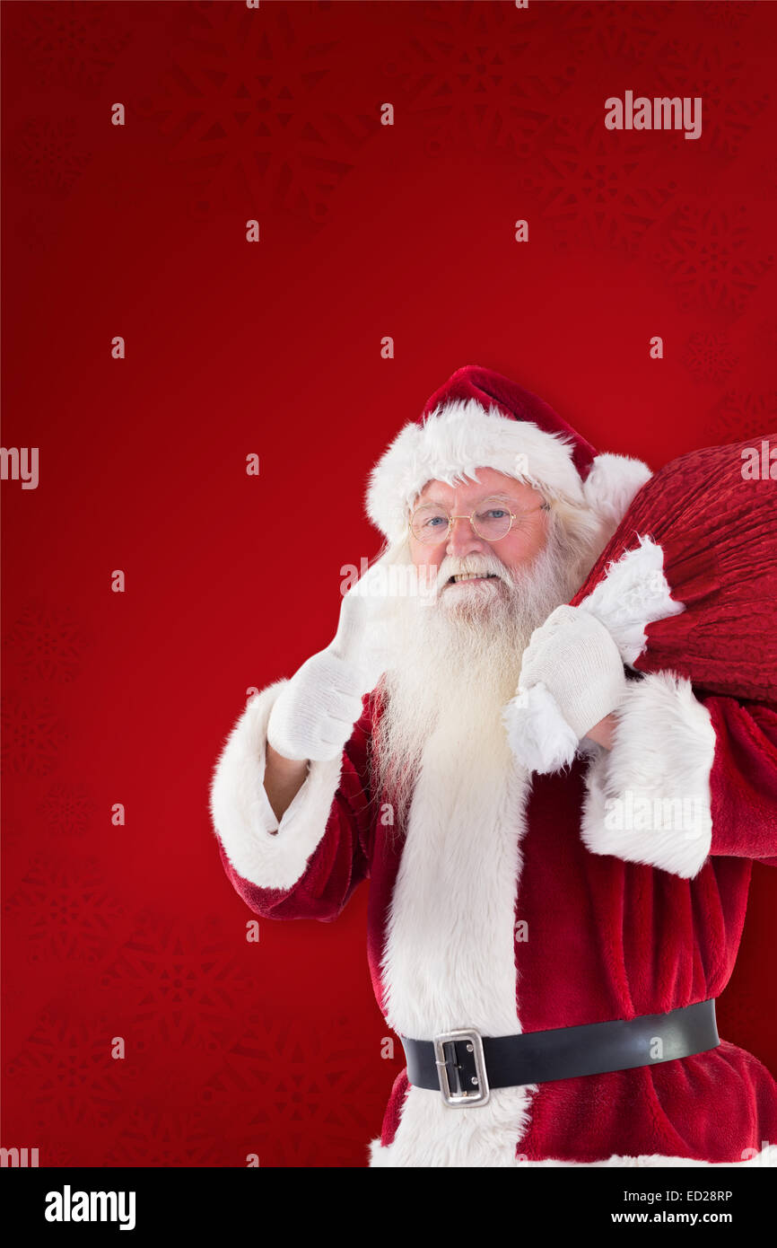 Father christmas empty sack hi-res stock photography and images - Alamy