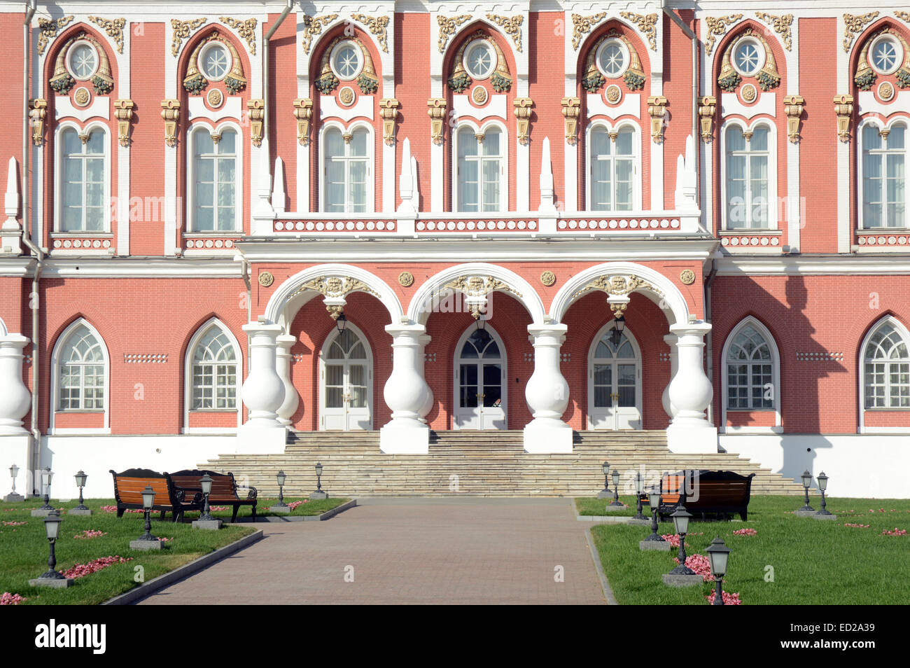 The Petroff Palace Facade Stock Photo - Alamy