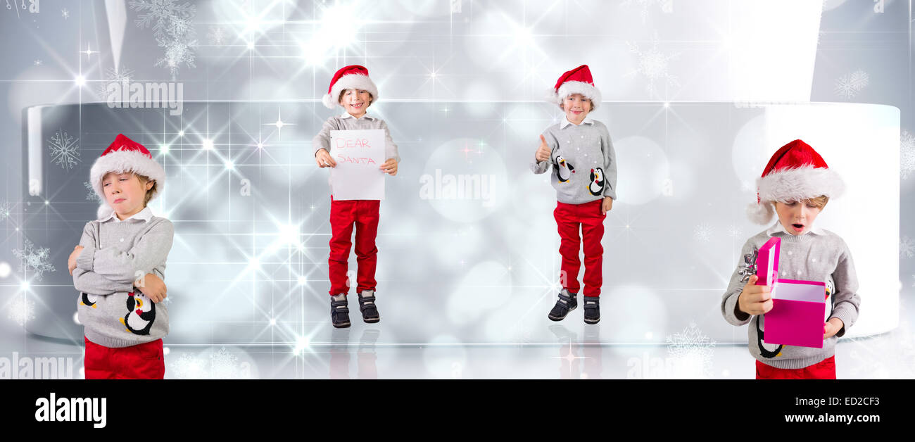 Composite image of different festive boys Stock Photo - Alamy