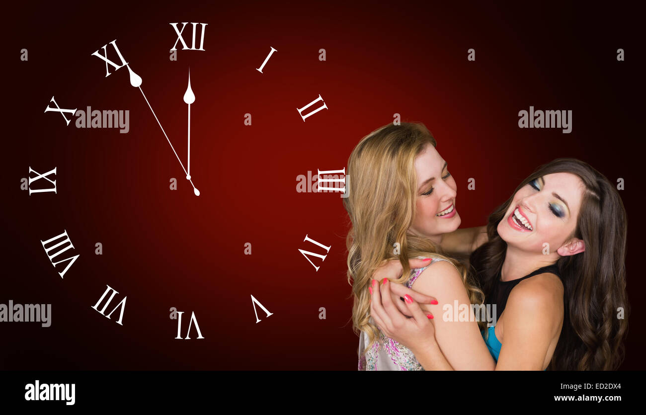 People hugging computer hi-res stock photography and images - Alamy