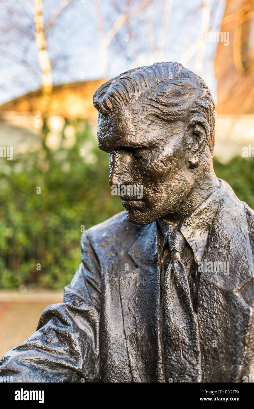 C S Lewis sculpture at Holywood Arches in east Belfast, Northern ...