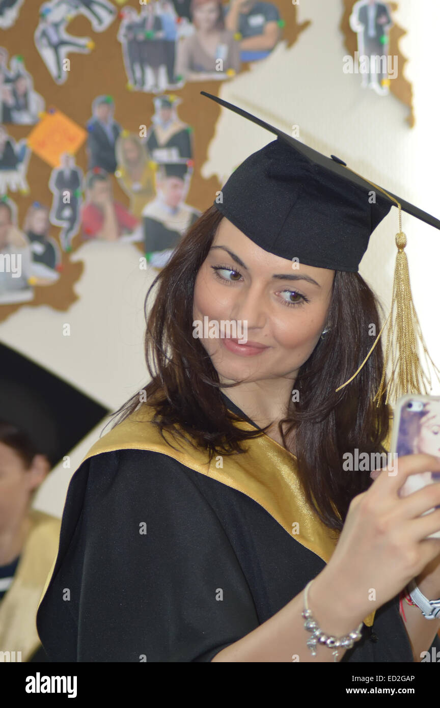 Mini MBA Alumni Graduate Female Stock Photo - Alamy